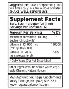 #1 Zetox Best Liquid Zeolite Detox - ADHD, Autism, Parasites